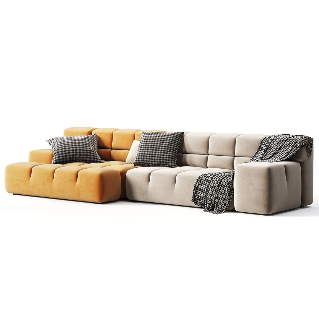3D BB ITALIA Tufty Time Sofa - TurboSquid 2320541