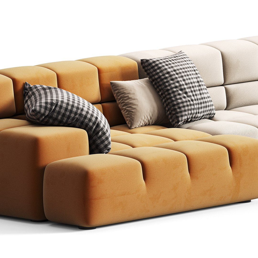3D BB ITALIA Tufty Time Sofa - TurboSquid 2320541