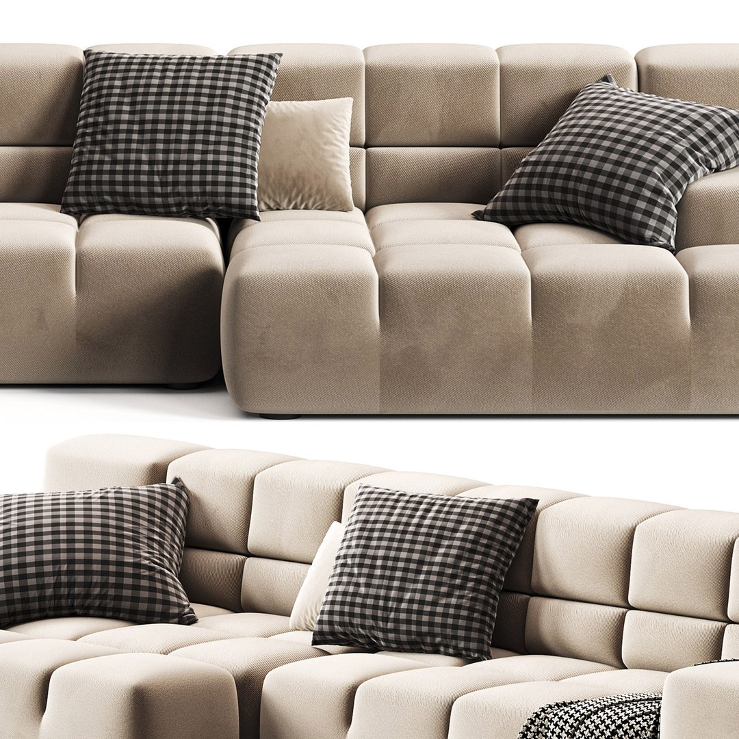 3D BB ITALIA Tufty Time Sofa - TurboSquid 2320541