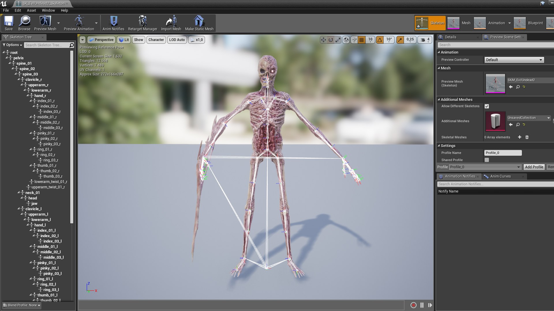 3D Evil Undead 2 - TurboSquid 2016985