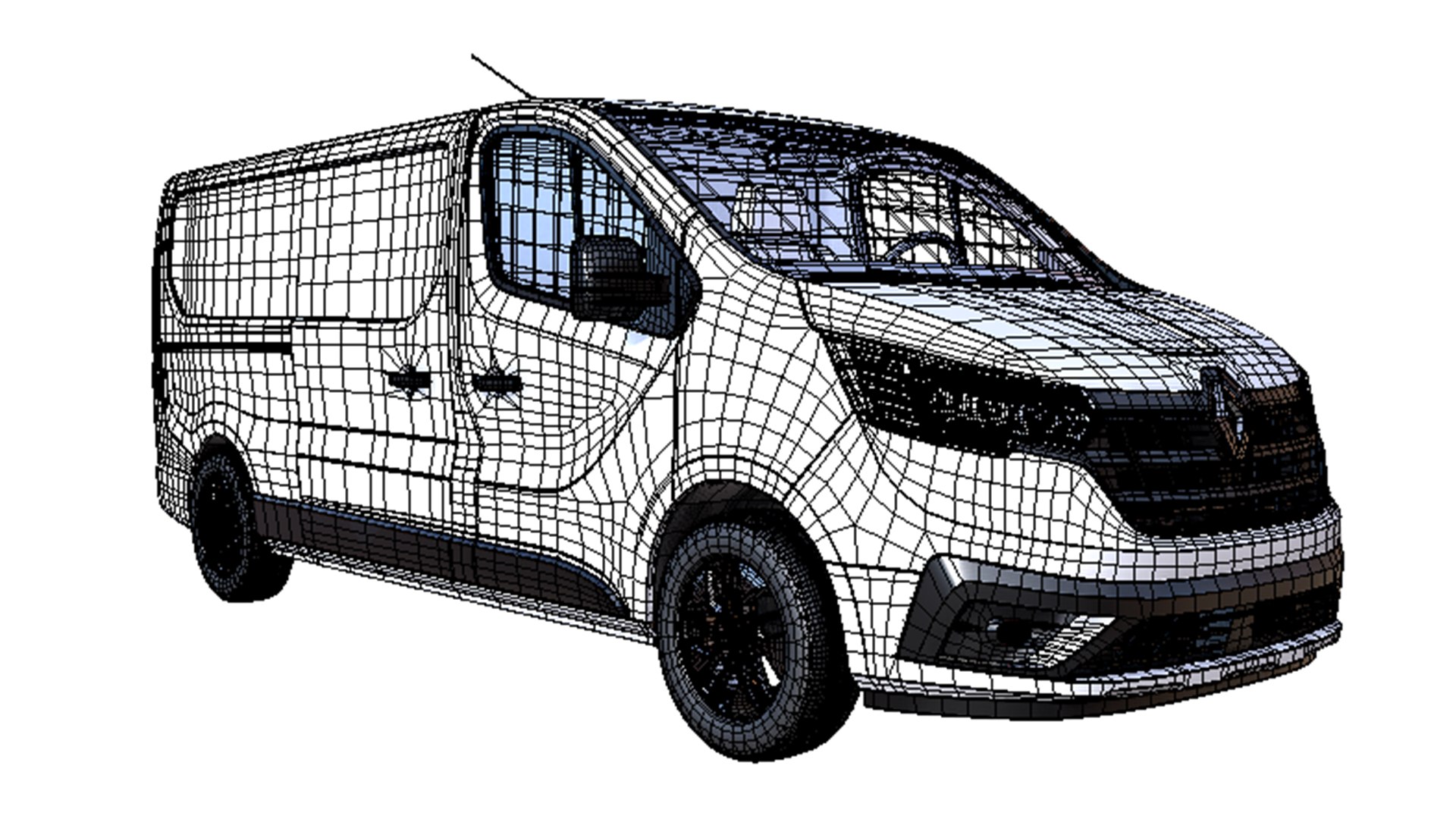 Renault-trafic-van Model - TurboSquid 2149845
