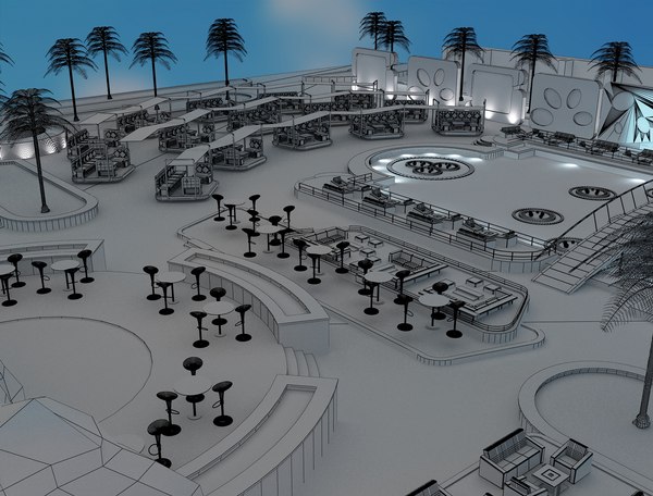 3D model Exterior Event setup a54 - TurboSquid 1921630