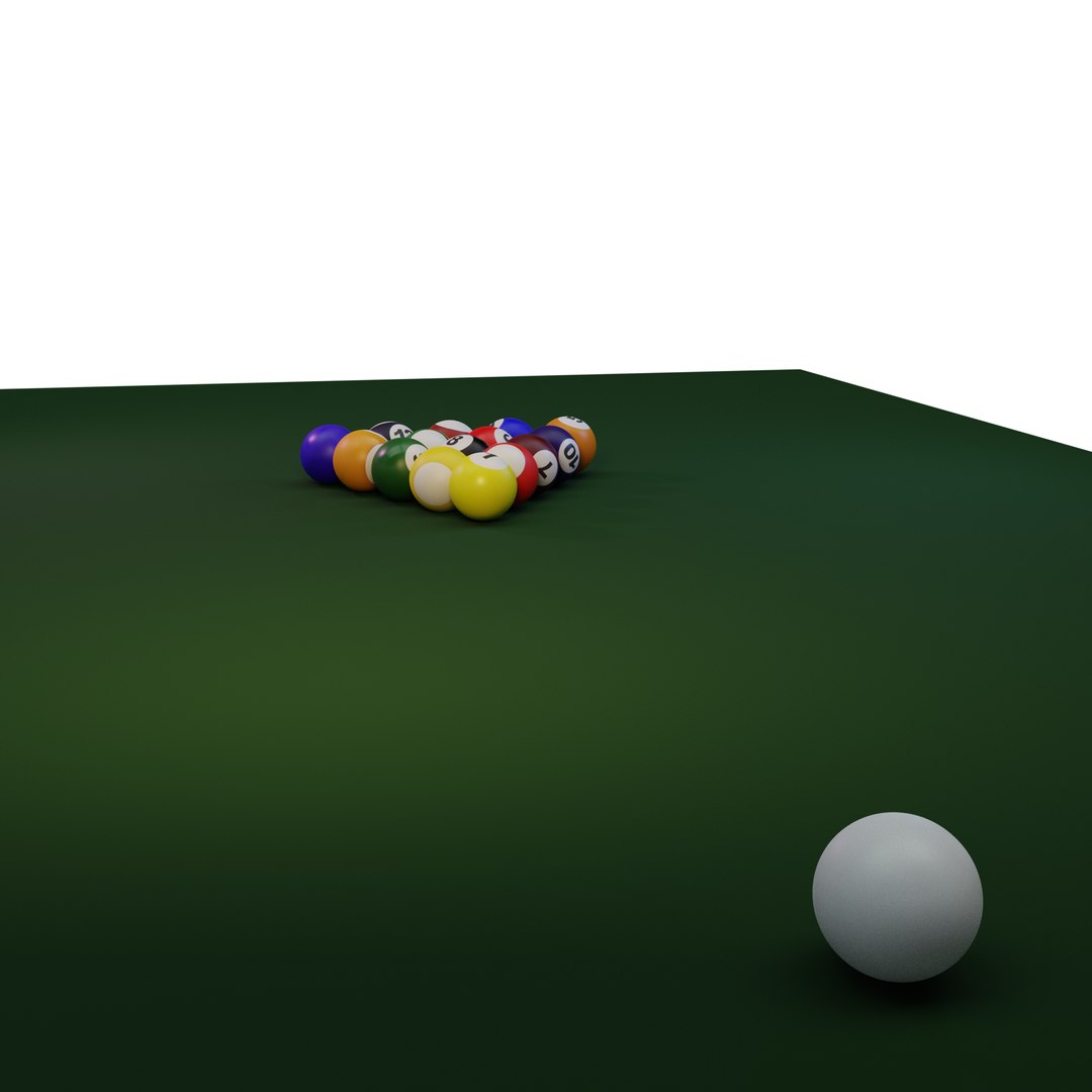3D Billiard Pool Balls Model - TurboSquid 1455419