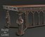 3D Gothic Table - TurboSquid 1404989