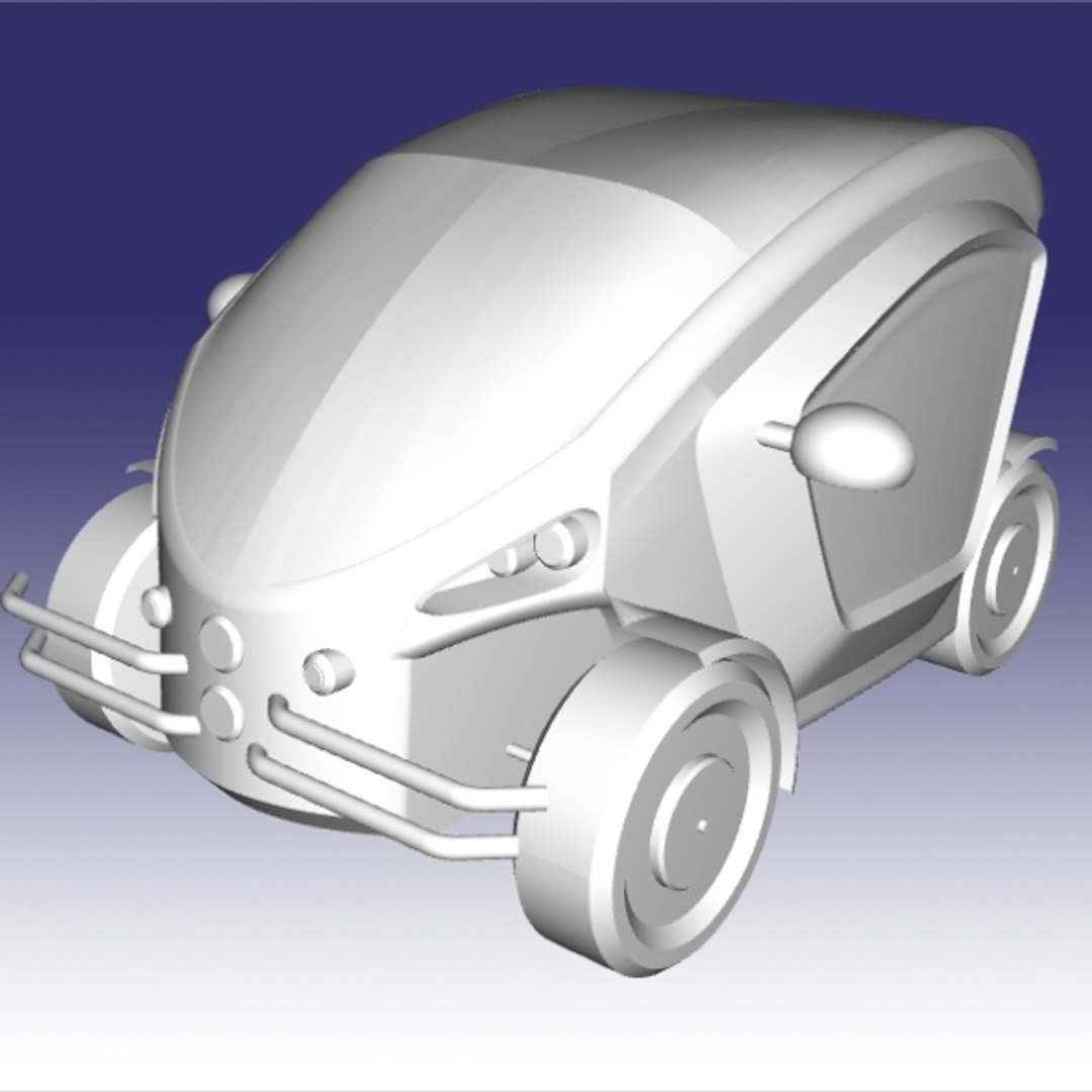 3d Concept Electric Car Toy