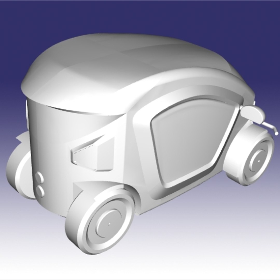 3d Concept Electric Car Toy