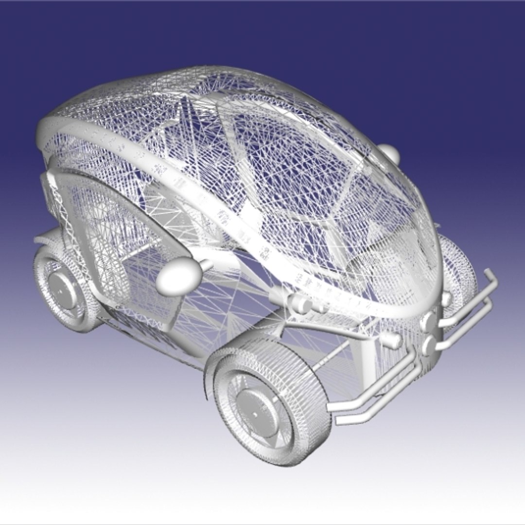 3d Concept Electric Car Toy