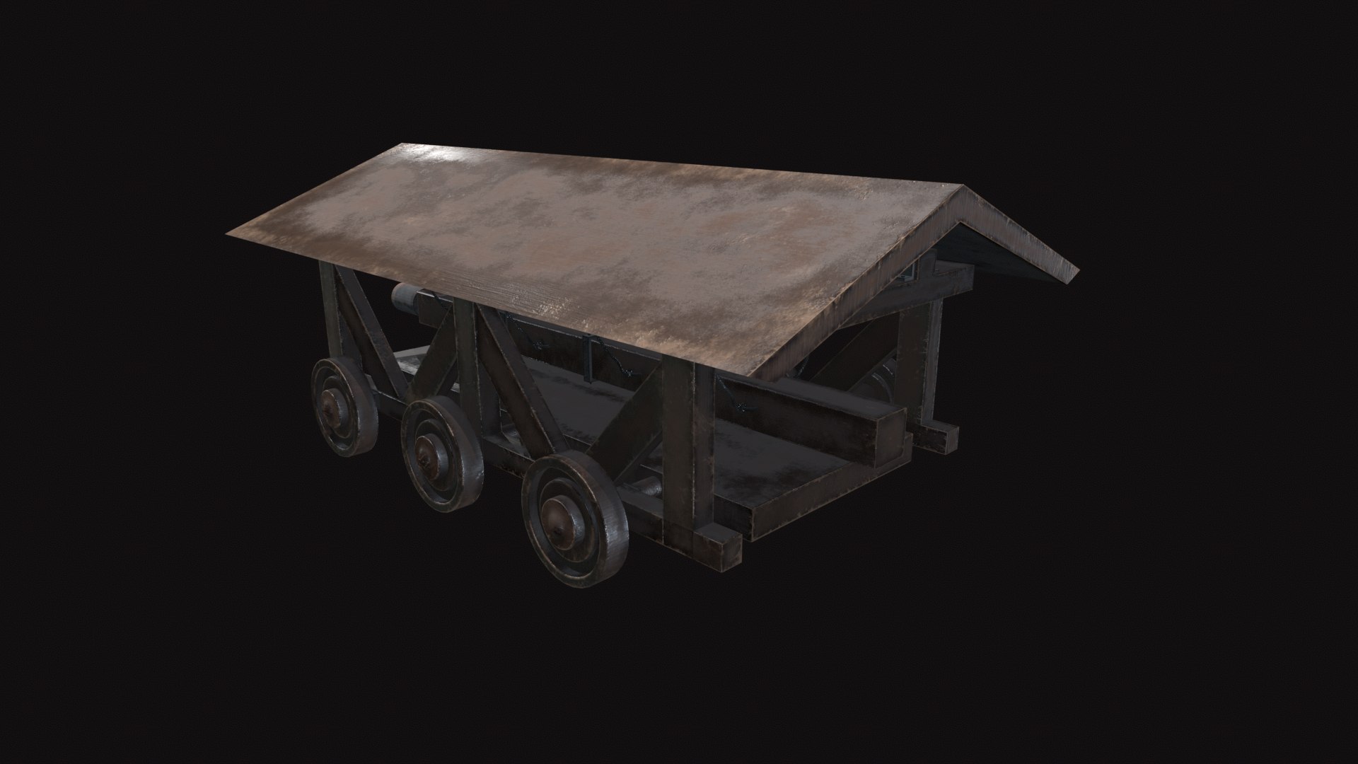 3D Medieval Battering Ram 01 Old - TurboSquid 2318889