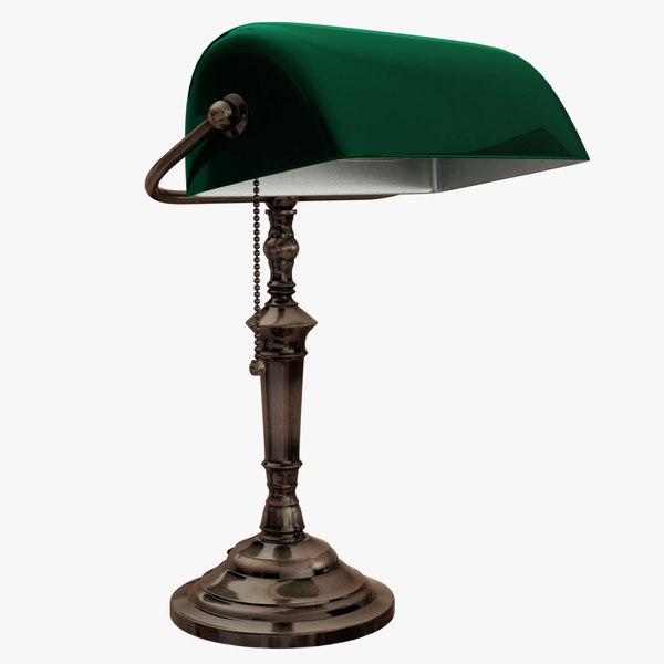 Banker Lamp 3D Models for Download | TurboSquid