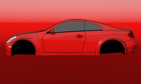 3d 3dm infiniti g35 coupe