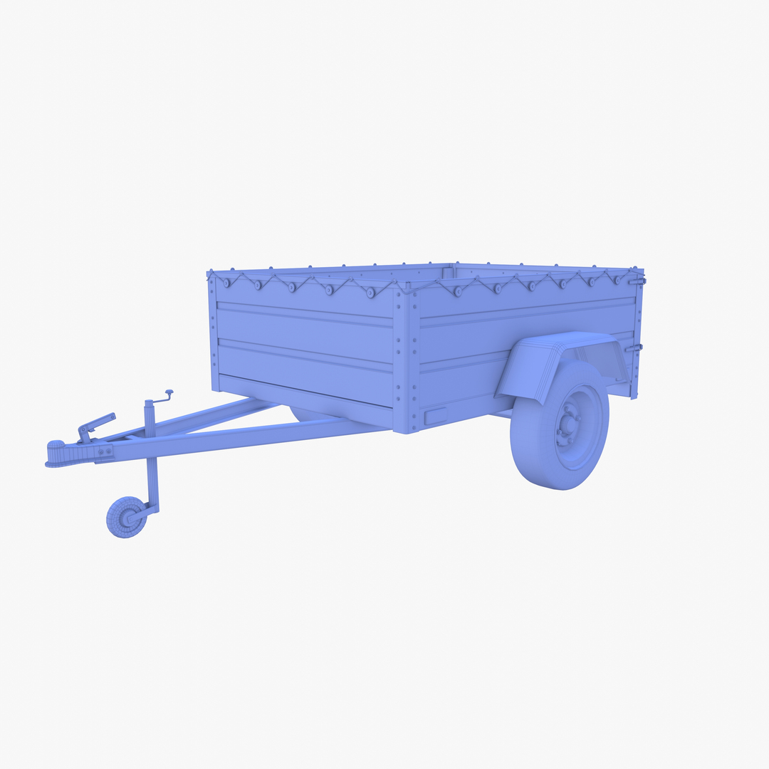 Cargo Trailer v3 3D model - TurboSquid 2089872
