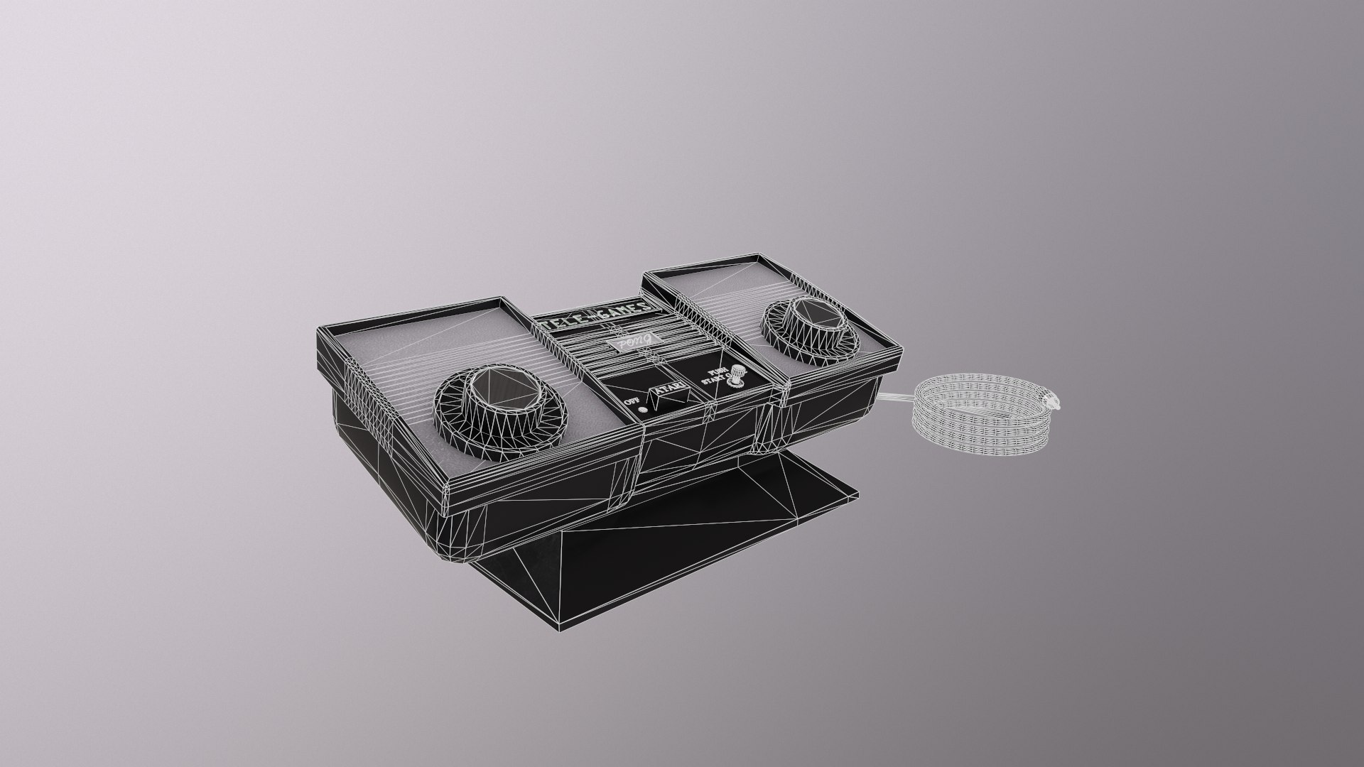 3D Atari Pong 1975 - TurboSquid 1833448