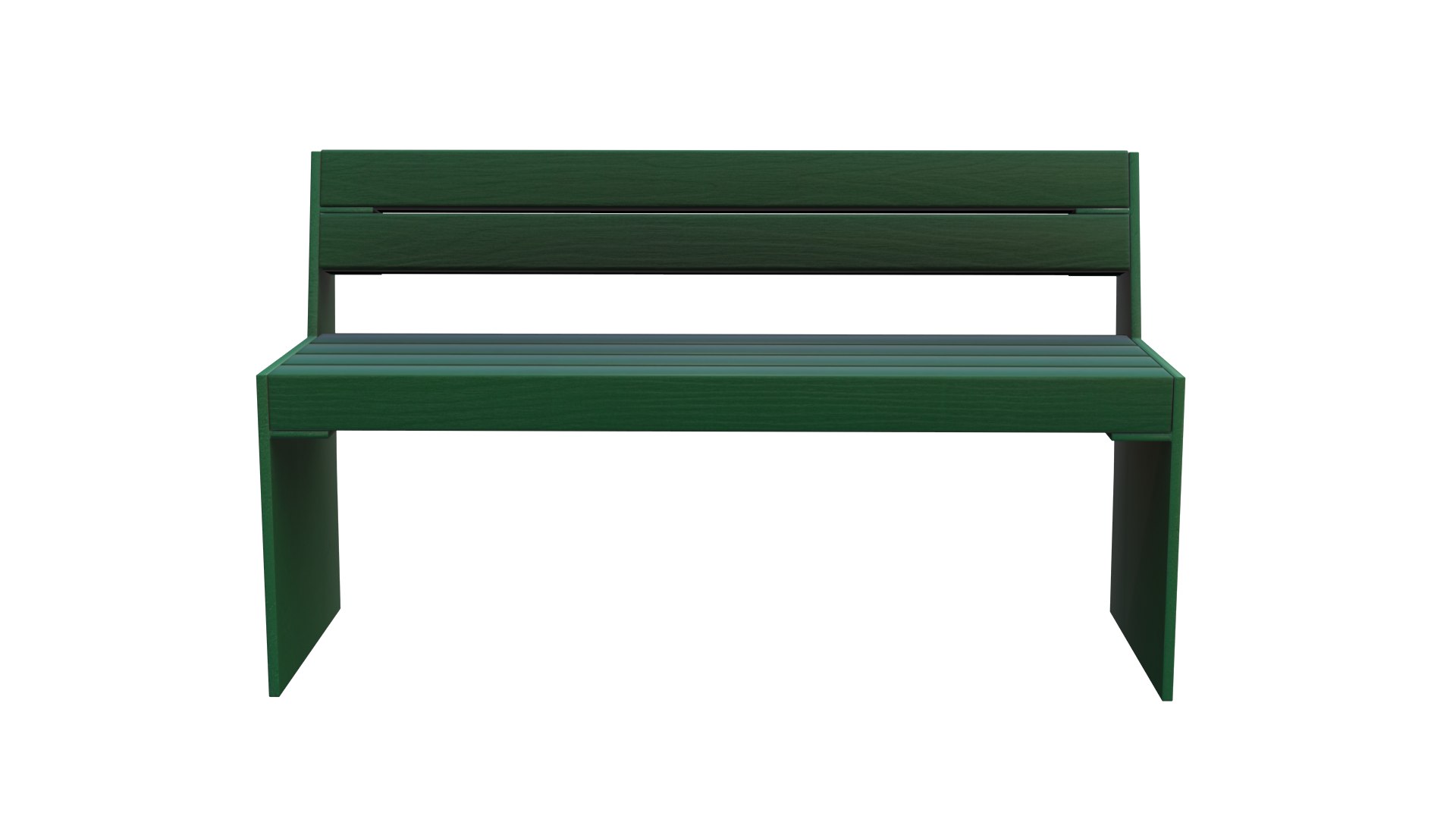 3D Low Poly Wooden Green Bench 3D Model - TurboSquid 2298734