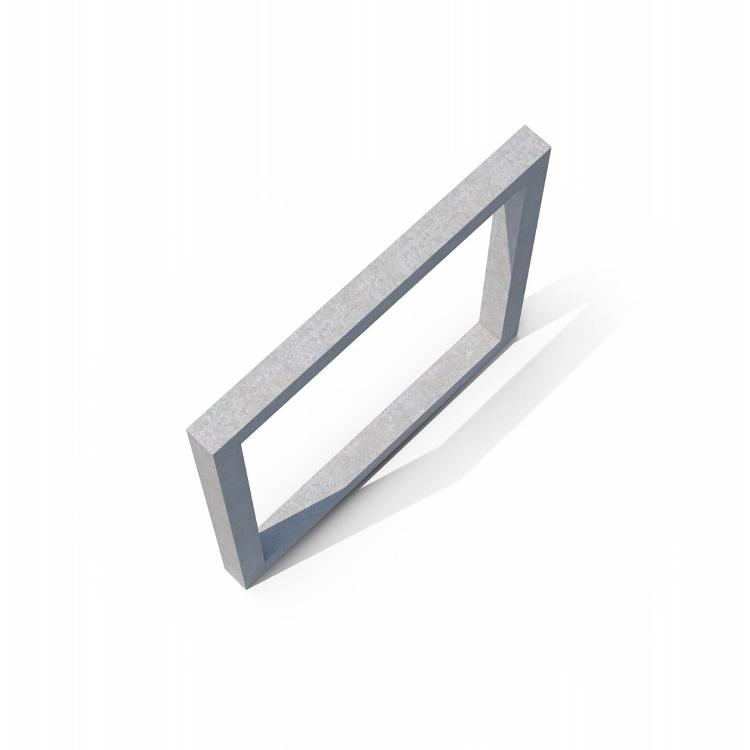 3D Model Concrete Beam Frame - TurboSquid 2436137