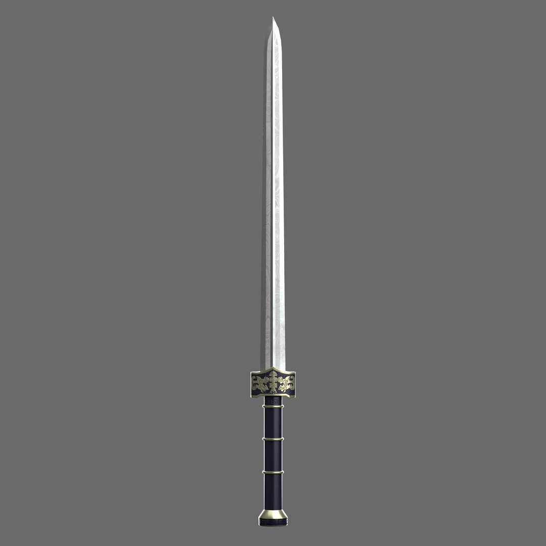 3D chinese steel sword model - TurboSquid 1650605
