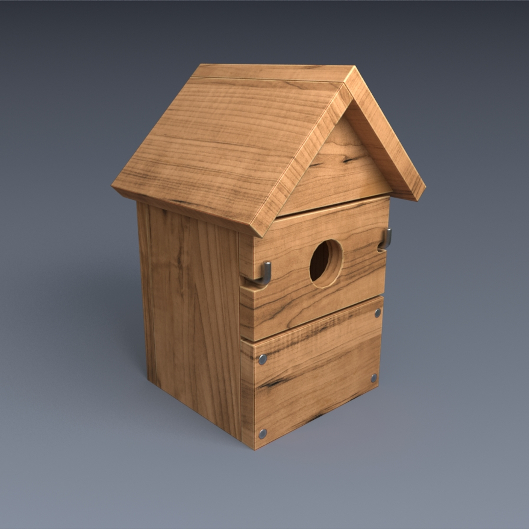 3ds max nest box wood