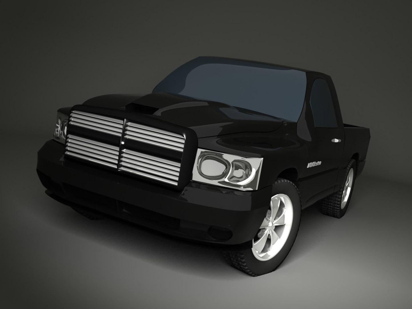 3ds Max Dodge Car