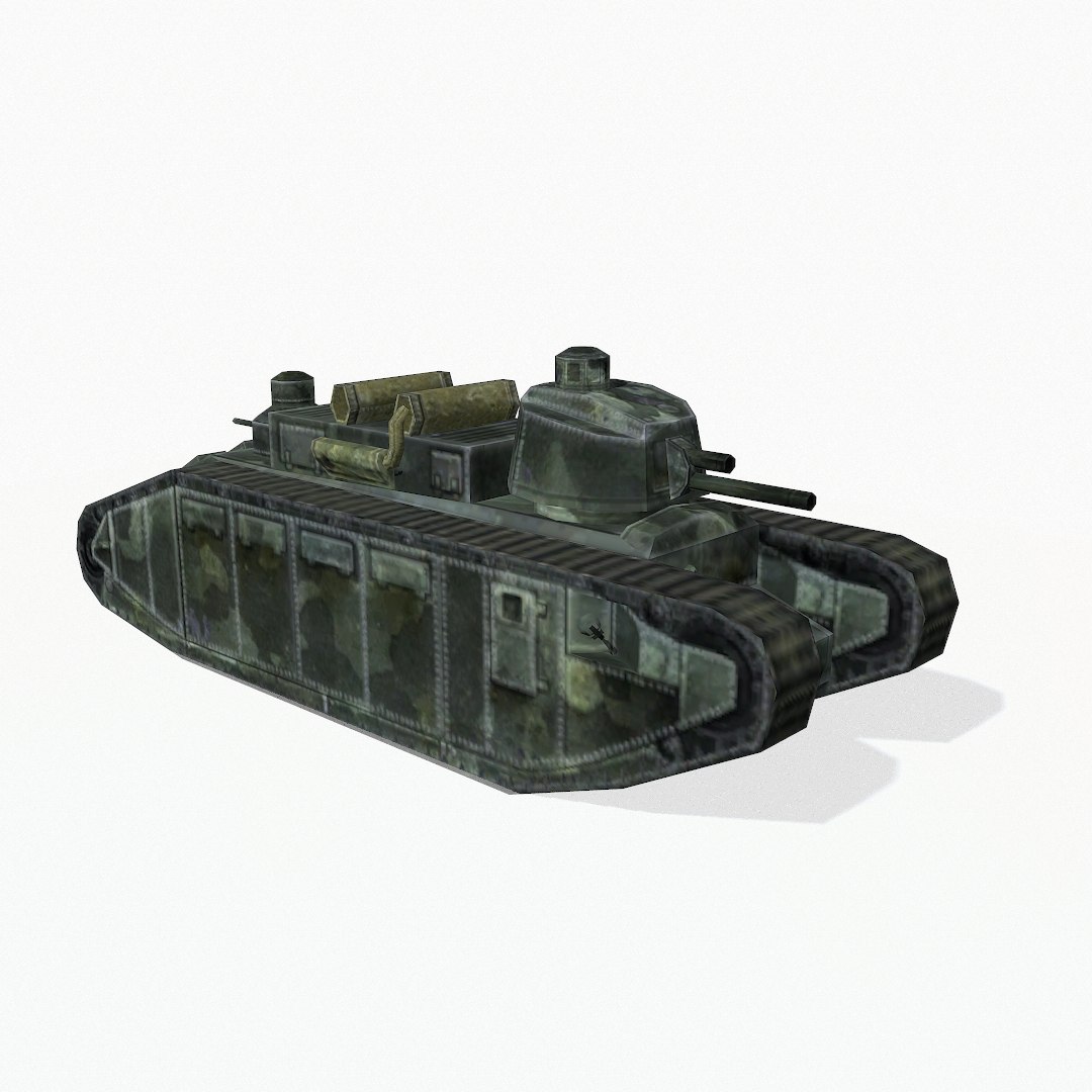 3d Char 2c Tank