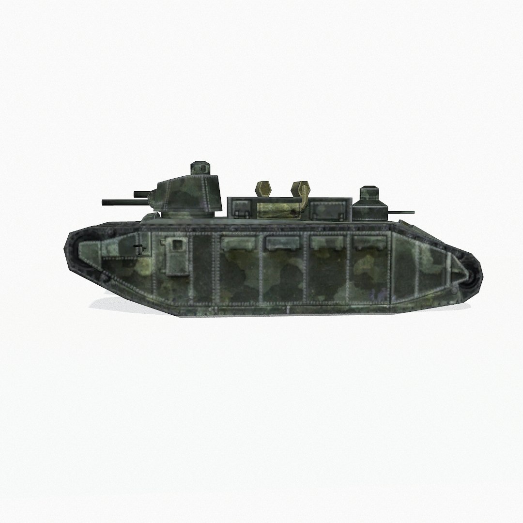 3d Char 2c Tank