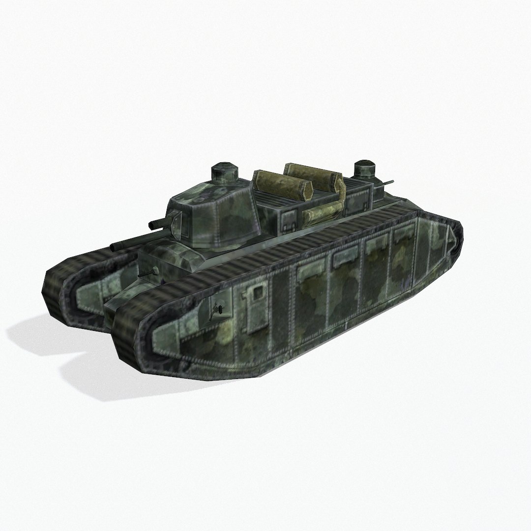 3d Char 2c Tank