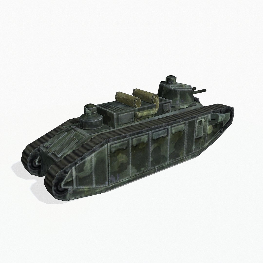 3d Char 2c Tank