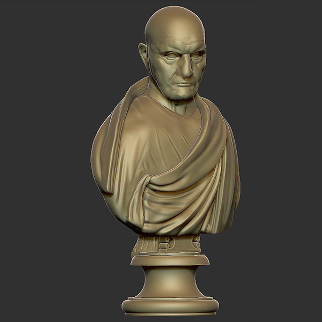 3d Printable Roman Empire Consul Model