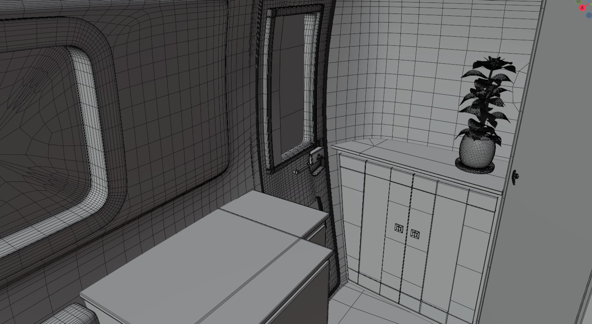 3D Capsule Caravans Mini Micro Camper Trailer Olive Green - TurboSquid ...