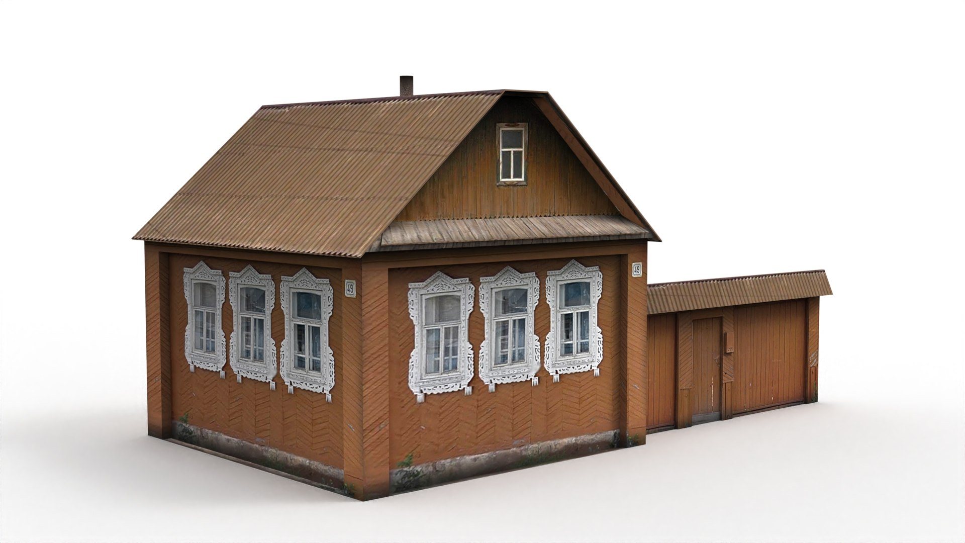 3D Village House Model - TurboSquid 1814746