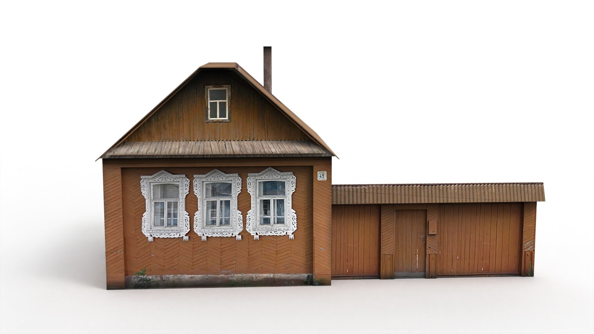 3D Village House Model - TurboSquid 1814746