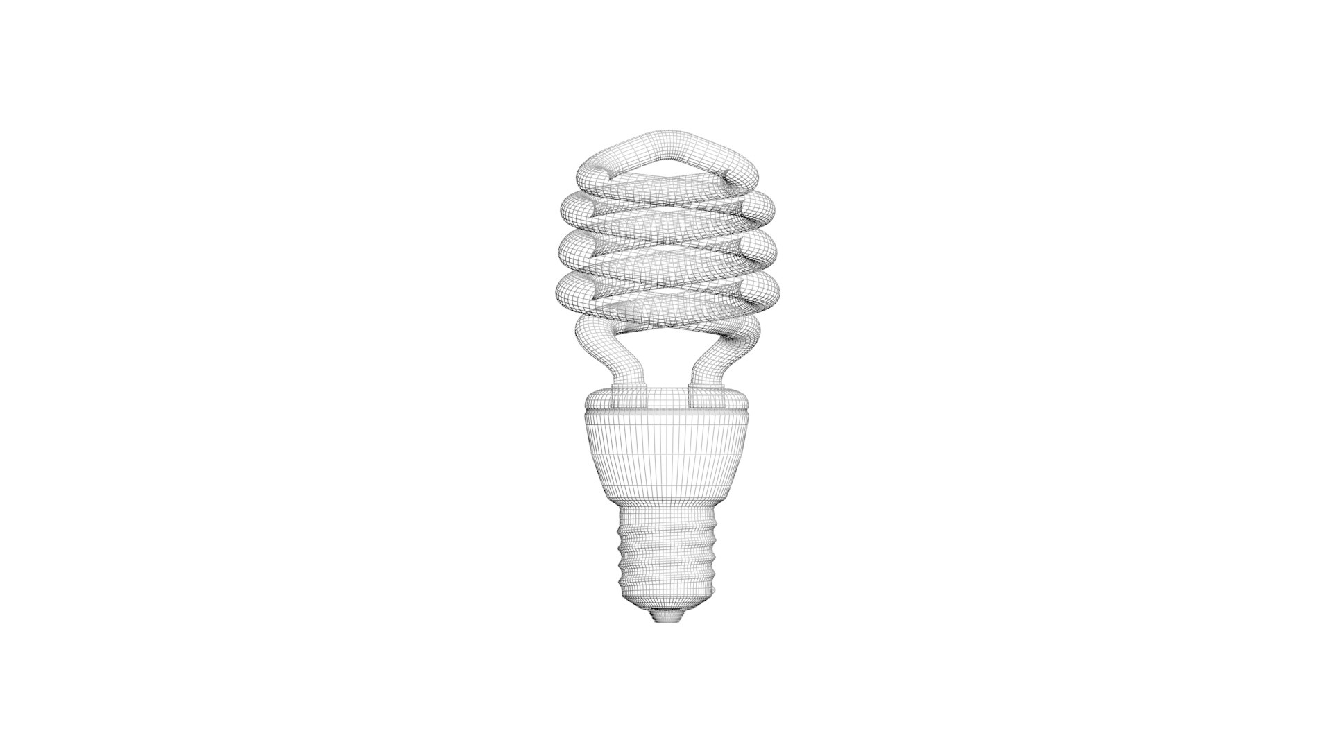 3D Model CFL Light Bulb - TurboSquid 1732869