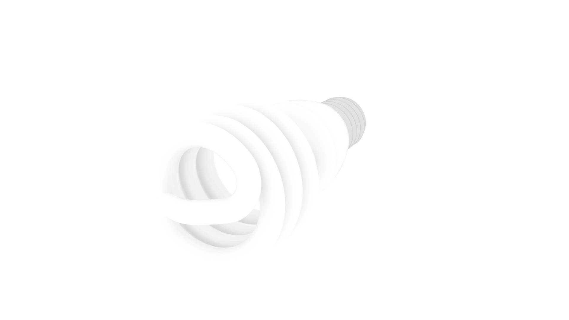 3D Model CFL Light Bulb - TurboSquid 1732869