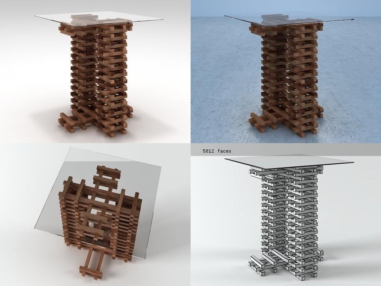 Retaso end table 3D model - TurboSquid 1184969