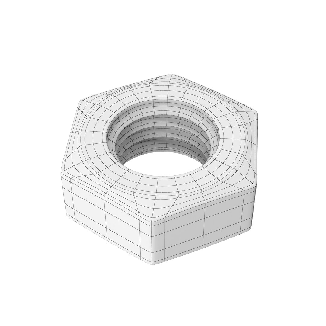 Steel Nut 3D Model - TurboSquid 2161603