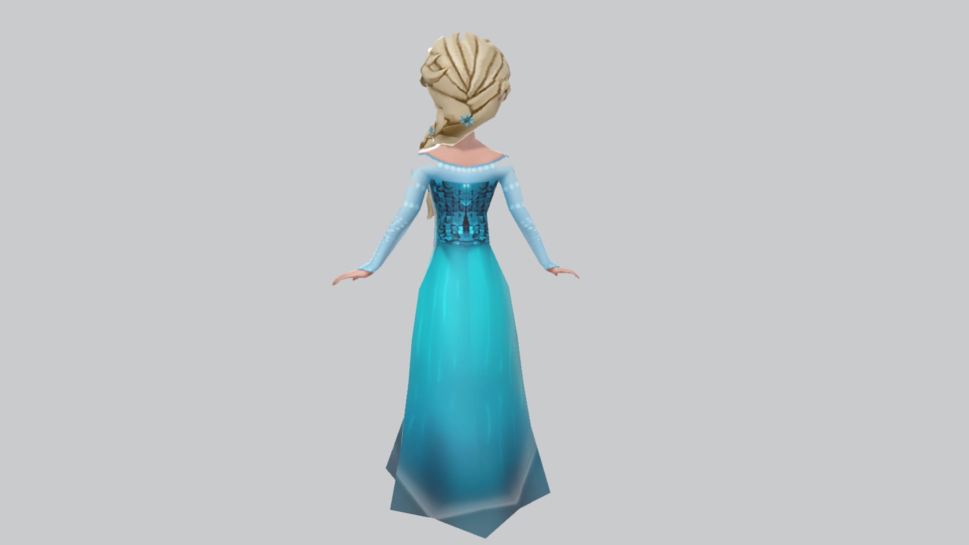 3D Elsa Princess Model - TurboSquid 2241605
