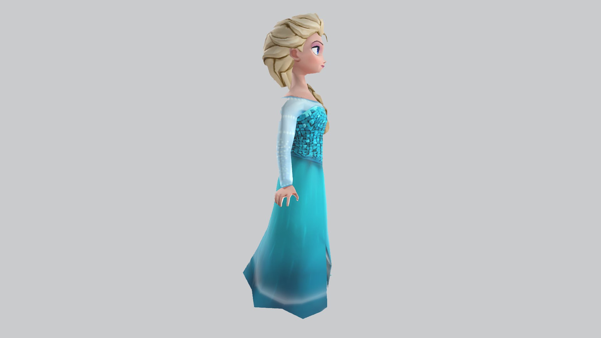3D Elsa Princess Model - TurboSquid 2241605