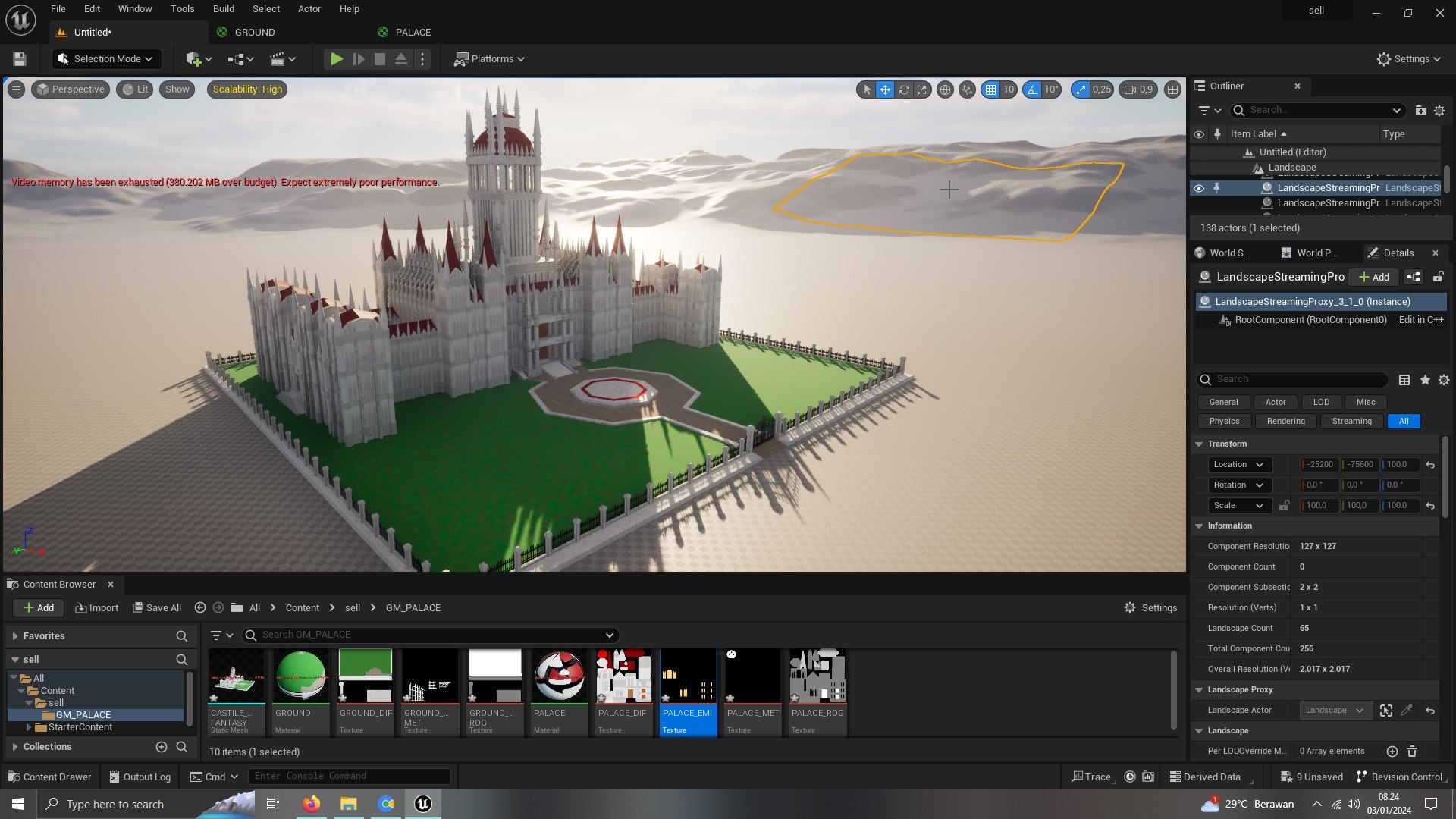 3D CASTEL FANTASY Ready For Unreal Engine - TurboSquid 2171906