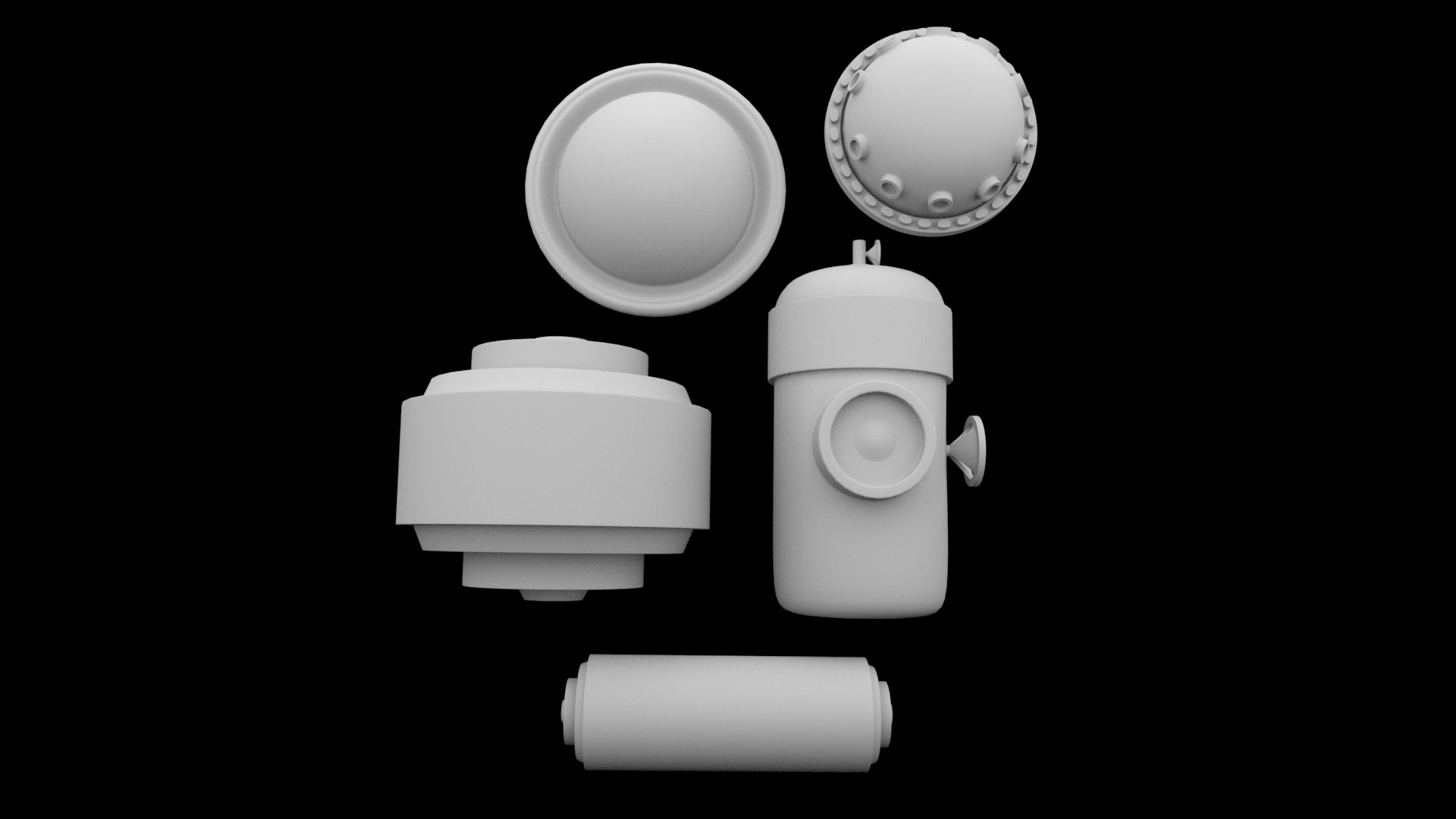 3D Kitbash Robots - TurboSquid 1700431