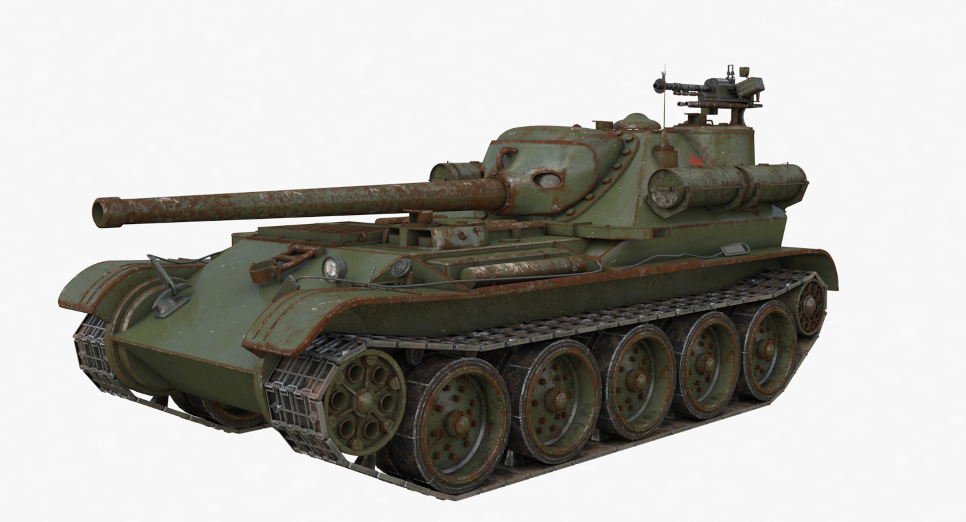Tank uralmash su 101 3D - TurboSquid 1661565