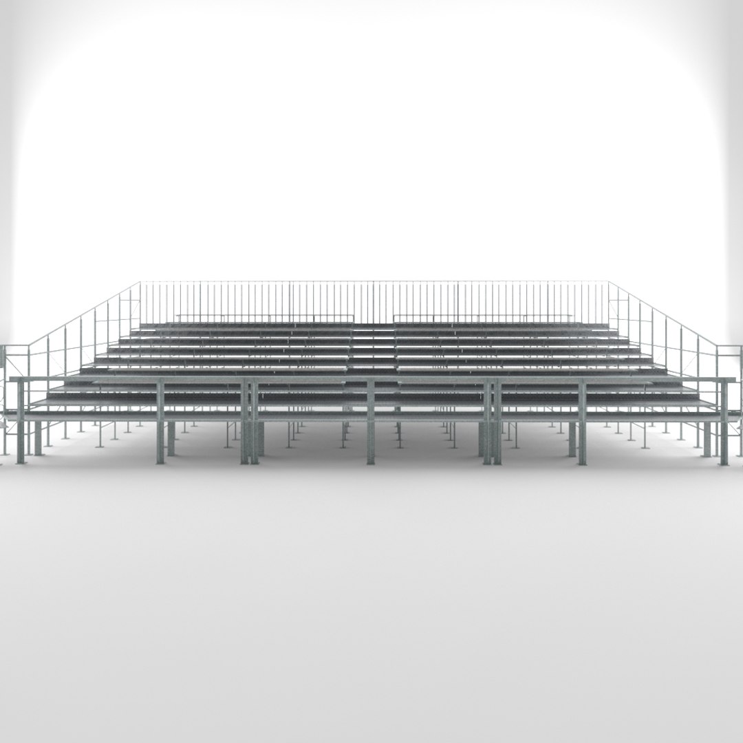 Bleachers 3d Max