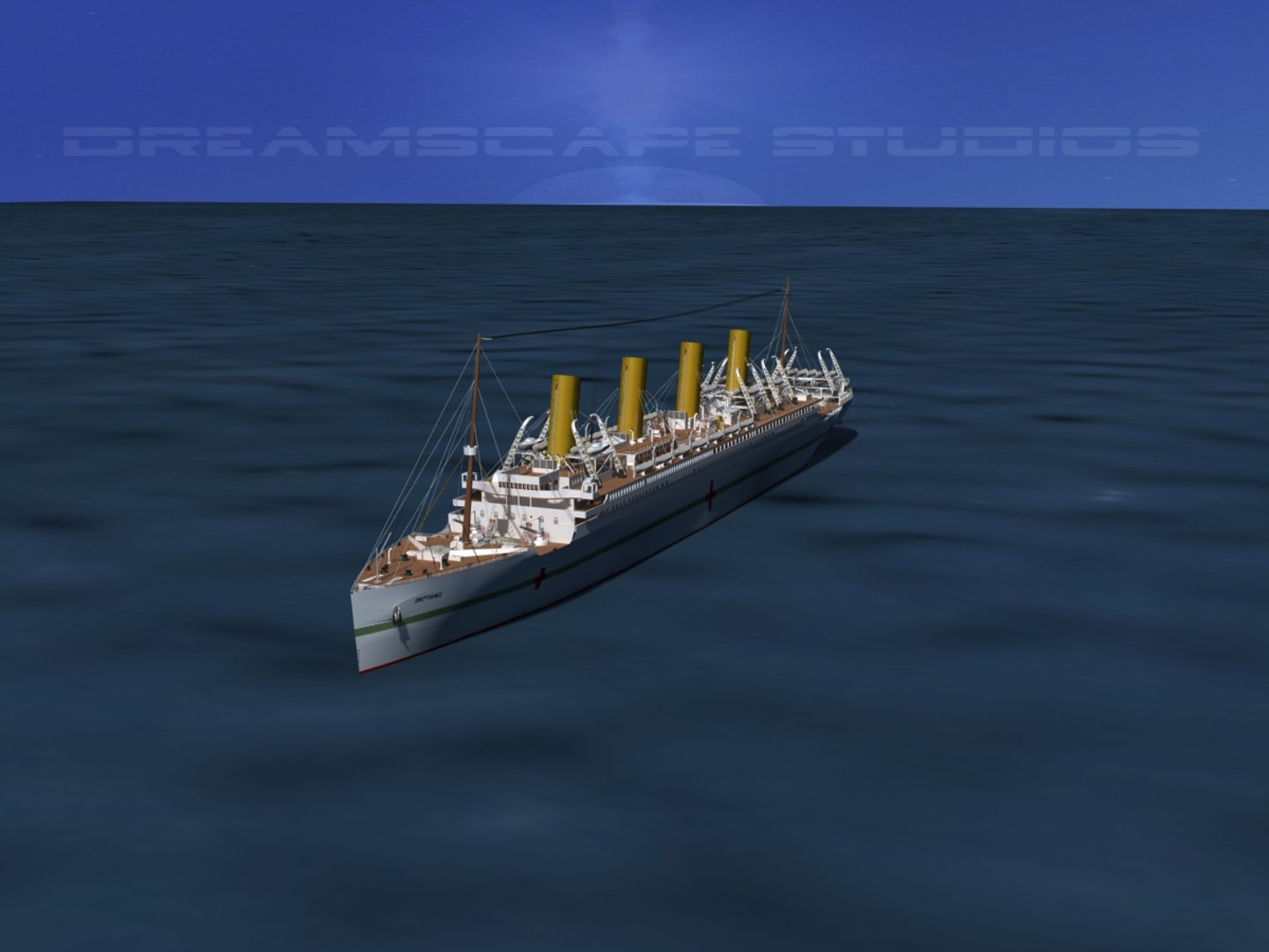 Ship Hmhs Britannic 3d Model