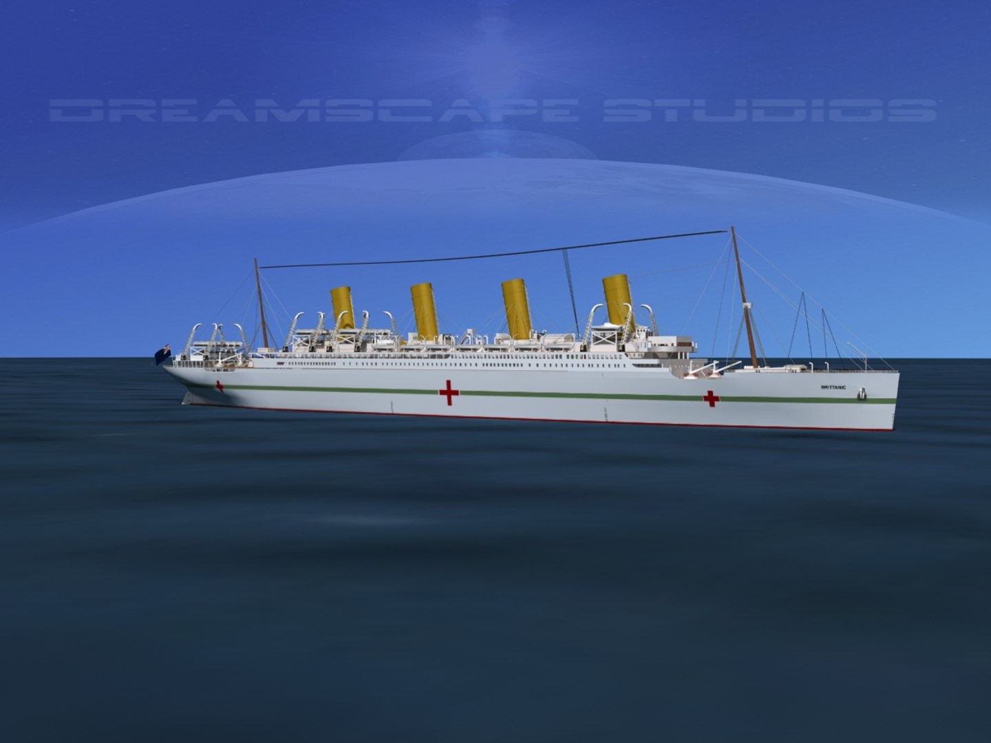 Ship Hmhs Britannic 3d Model
