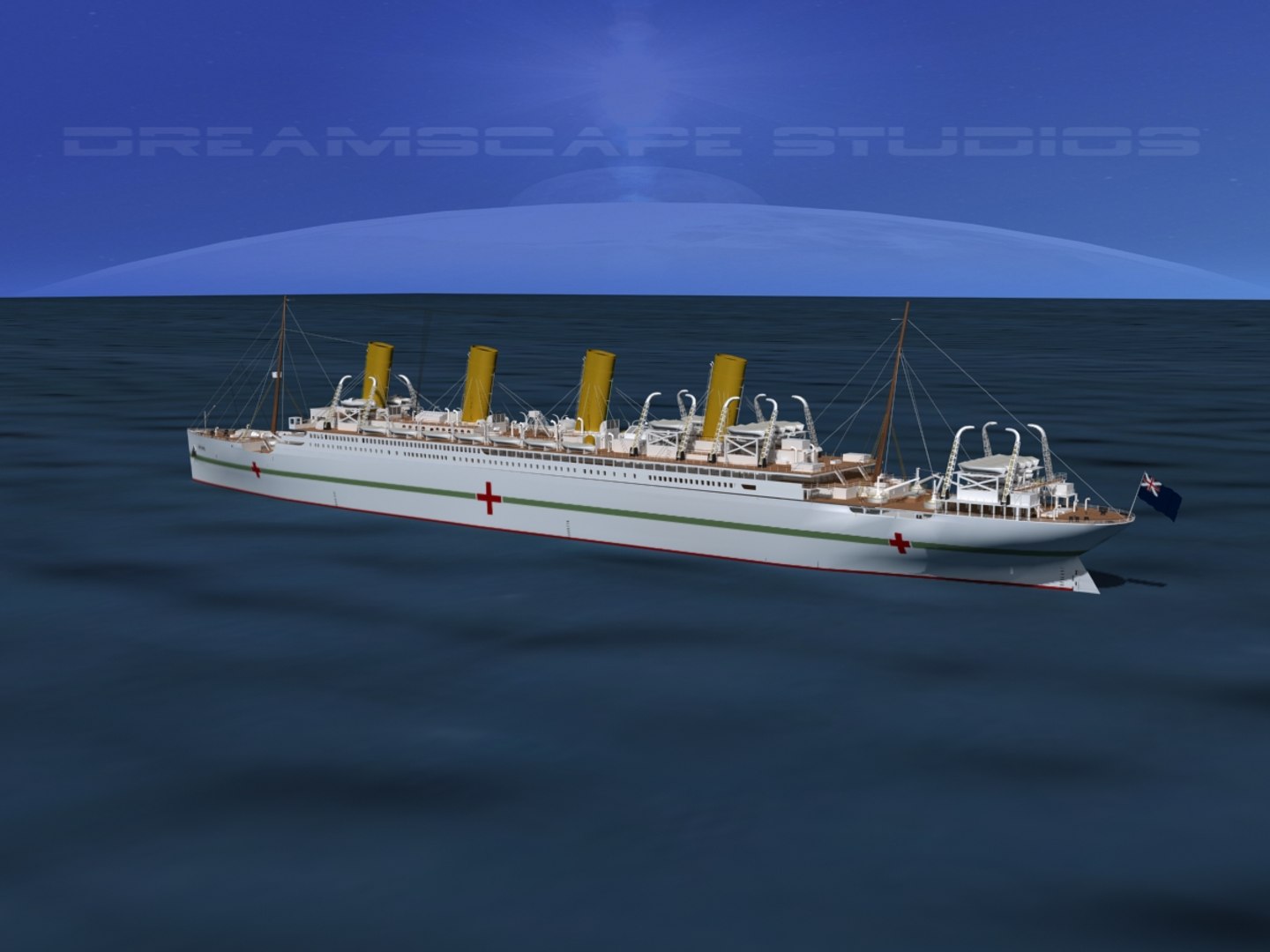 Ship Hmhs Britannic 3d Model