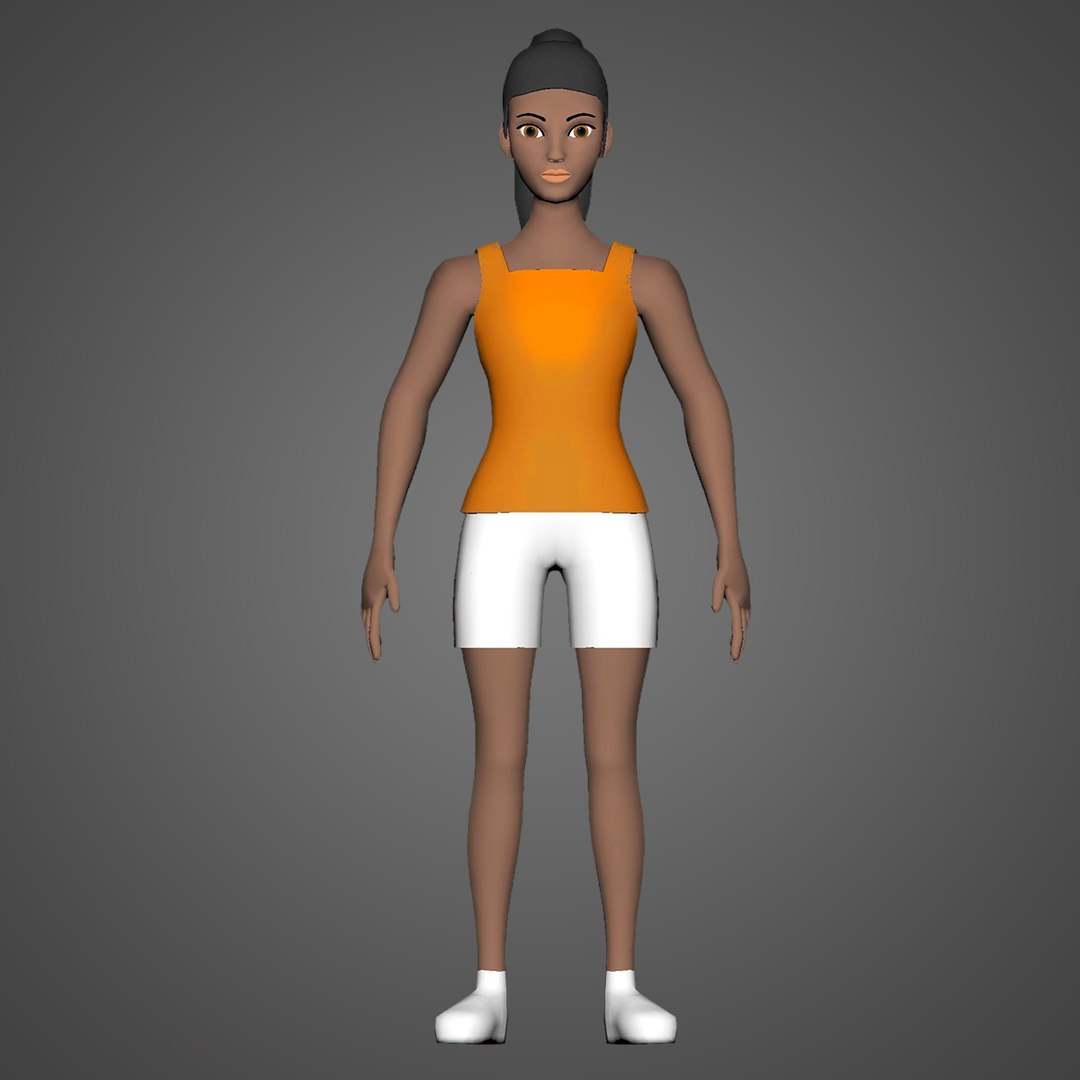 3D Female Characters - TurboSquid 1664050