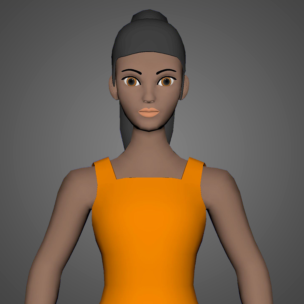 modèle 3D de Personnages Féminins Low Poly - TurboSquid 1664050