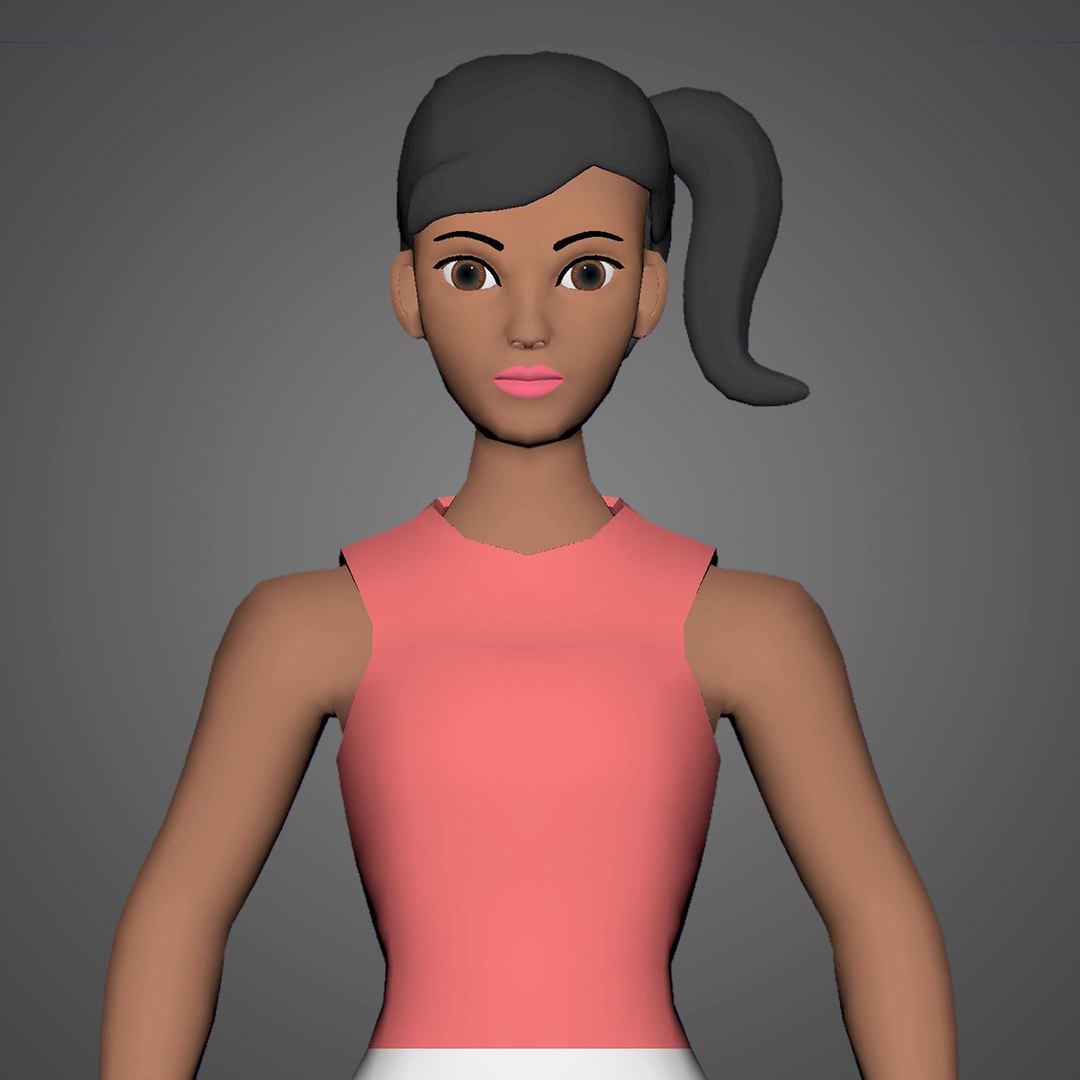 3D Female Characters - TurboSquid 1664050