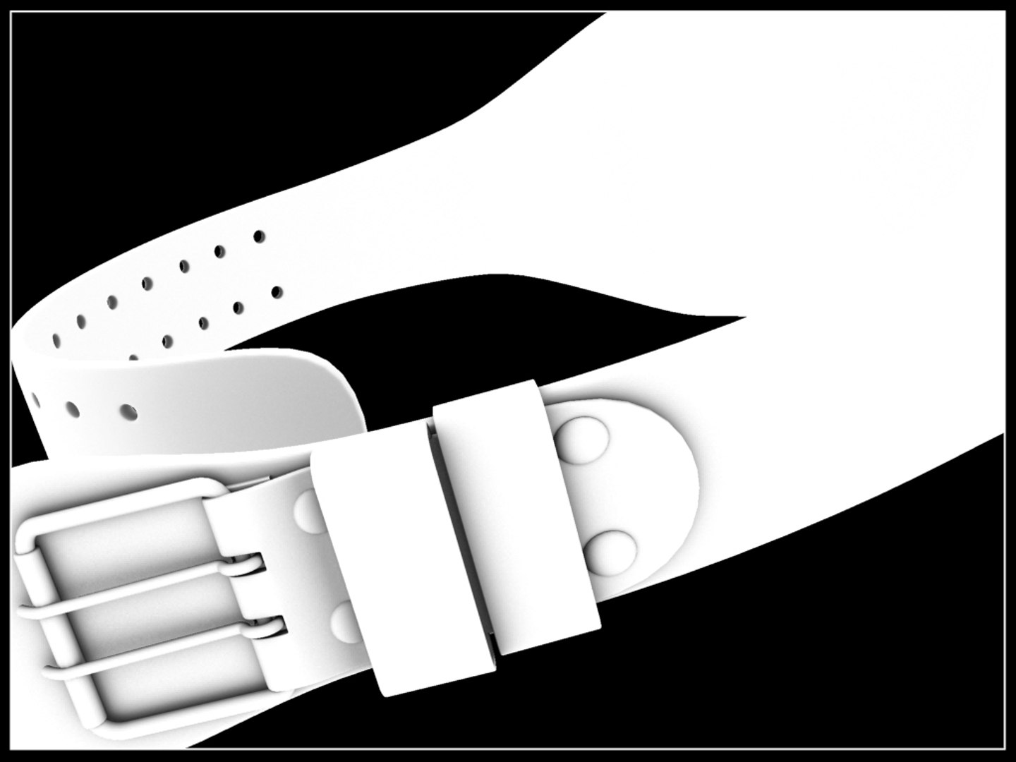 3d Model Of Lifting Belt