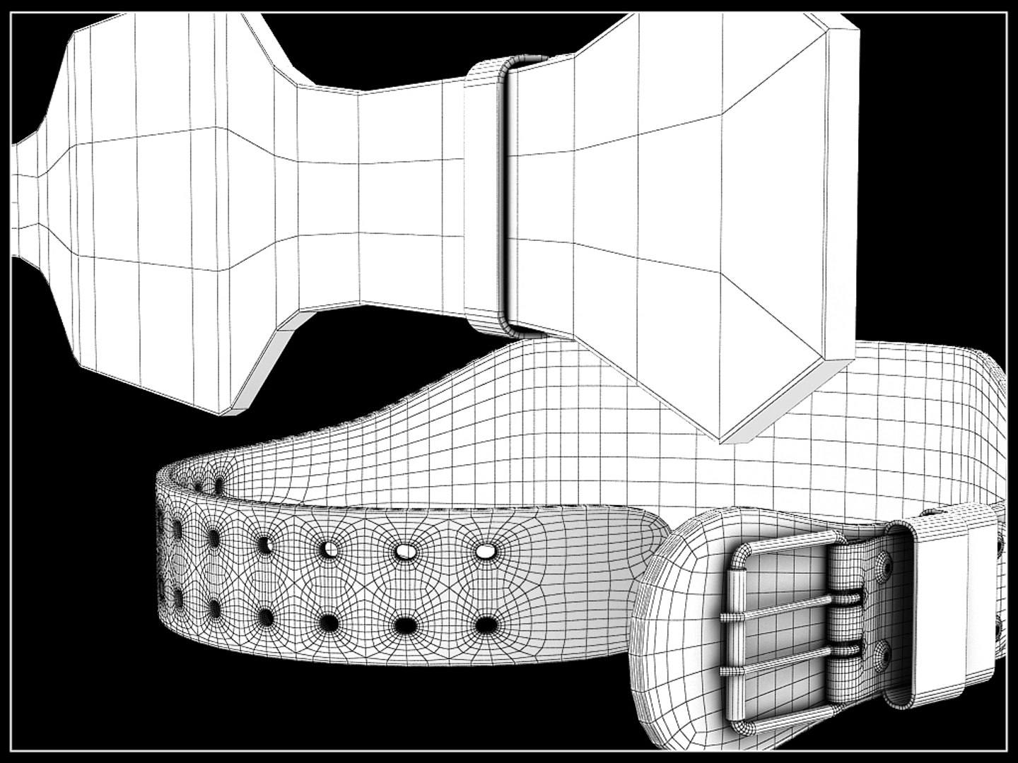 3d Model Of Lifting Belt