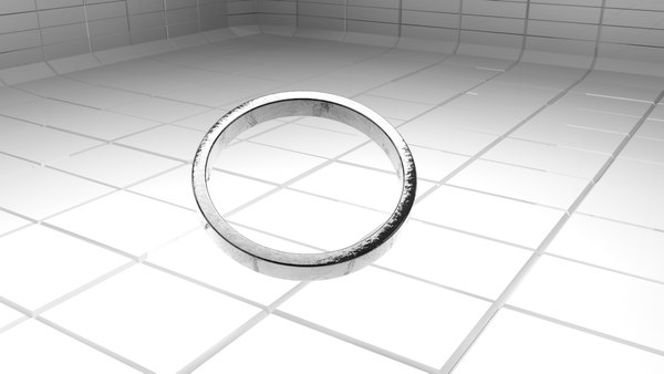 3d model classic metal ring