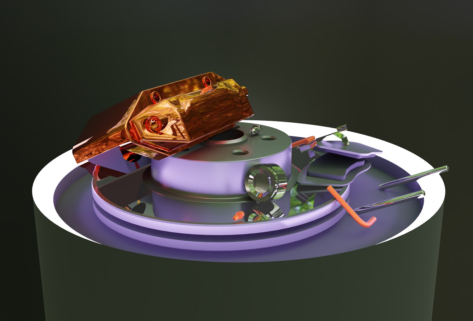 Car Caliper With Brake Disc 3D - TurboSquid 2027637