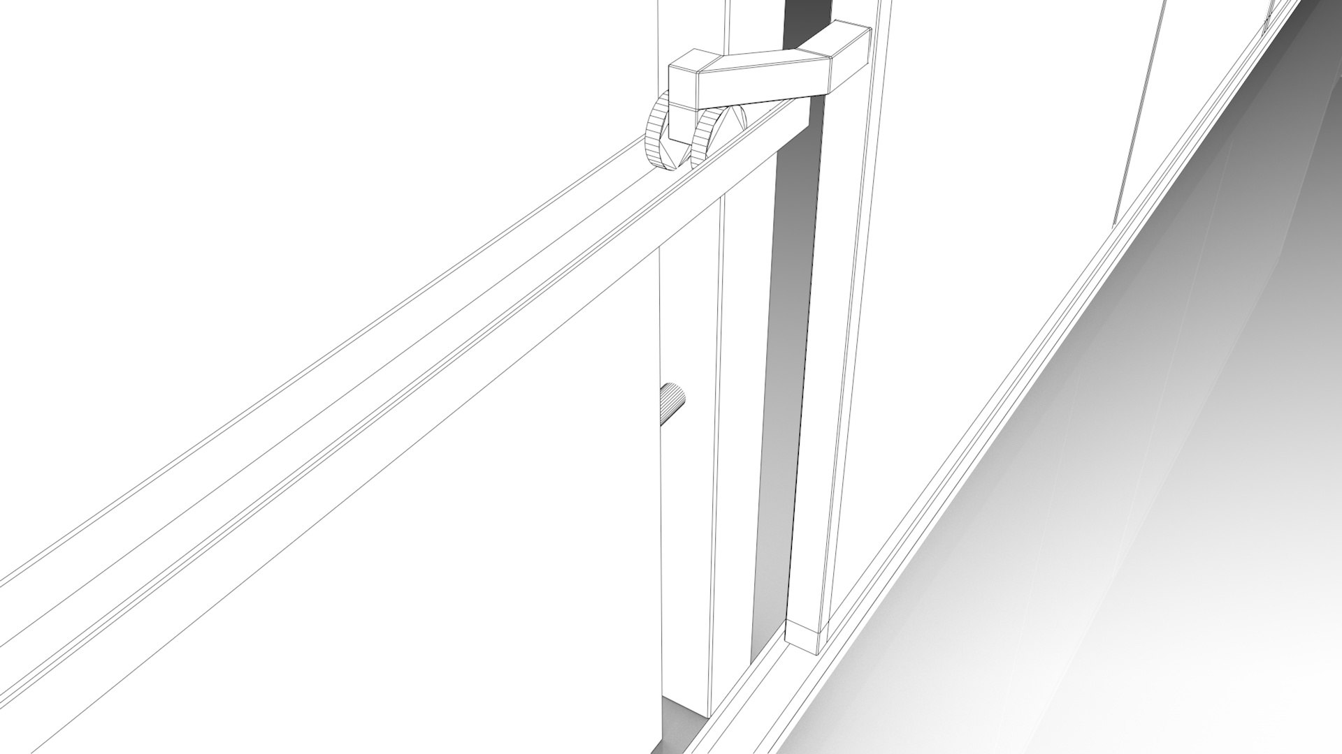 3D Gate Fence Glass Model - TurboSquid 1202571